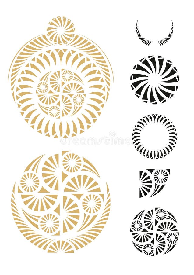 Graphic design elements stock vector. Illustration of geometric - 25544644