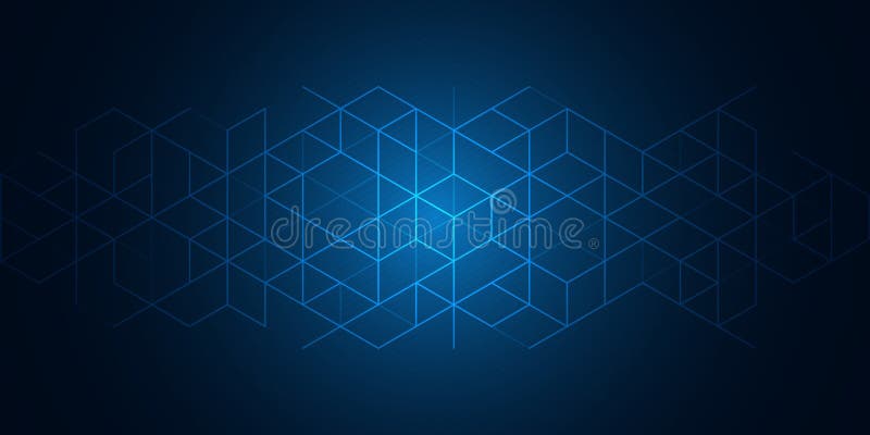 The Graphic Design Elements with Isometric Shape Blocks. Creative ...