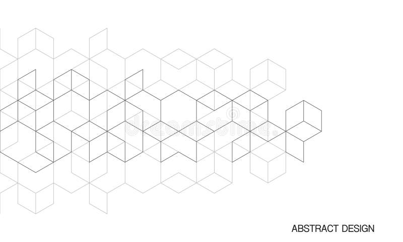 The Graphic Design Elements With Isometric Shape Blocks Vector