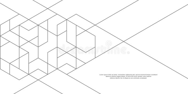 The Graphic Design Elements with Isometric Shape Blocks. Vector ...