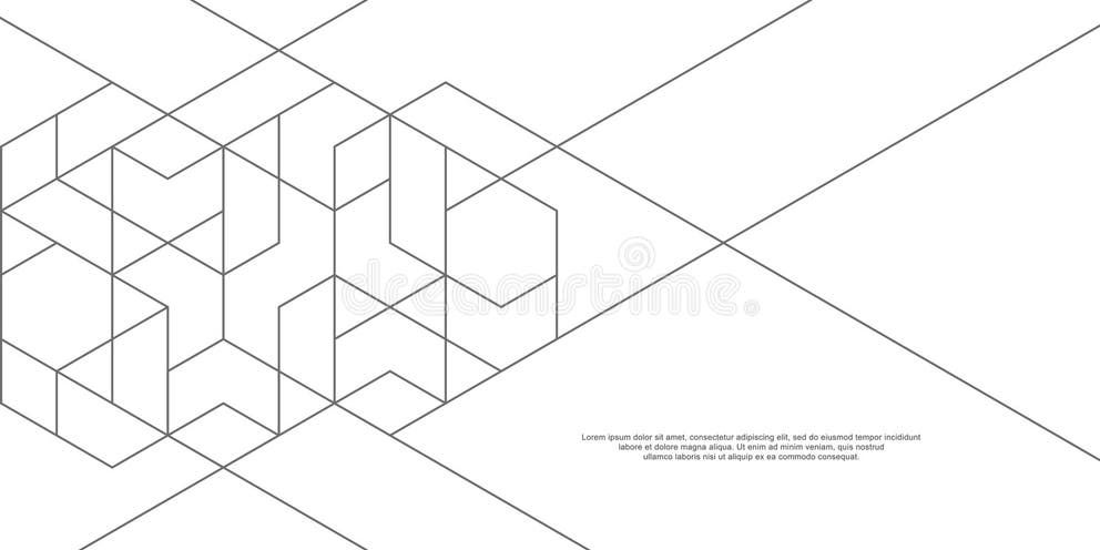The Graphic Design Elements with Isometric Shape Blocks. Vector ...