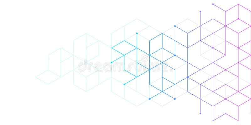 The Graphic Design Elements with Isometric Shape Blocks. Vector ...