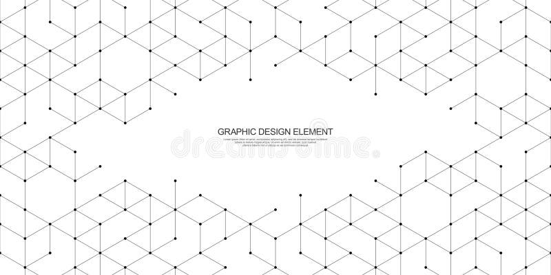 The Graphic Design Elements With Isometric Shape Blocks Vector