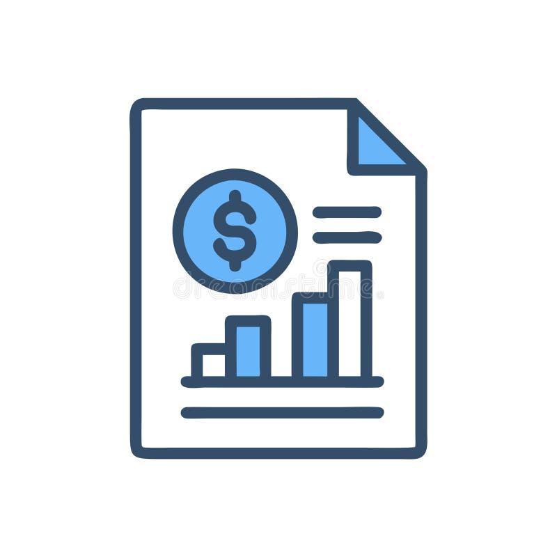 Graphic Design for Financial Reports Stock Vector - Illustration of ...