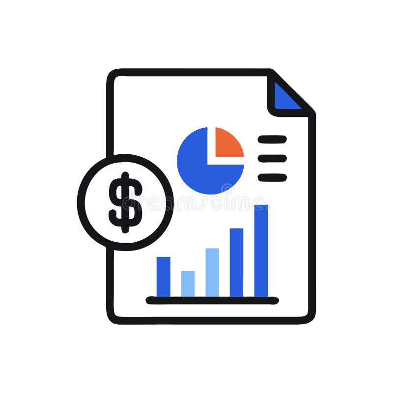 Graphic Design for Financial Statement Analysis Stock Vector ...