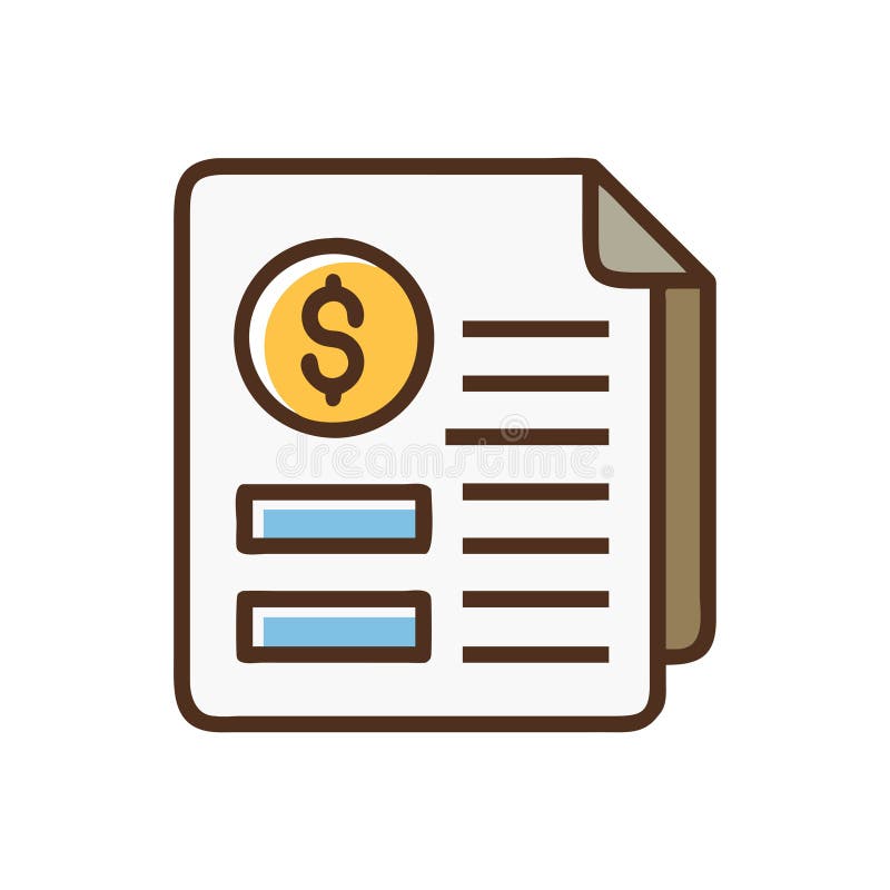 Graphic Design for Financial Statements Stock Vector - Illustration of ...