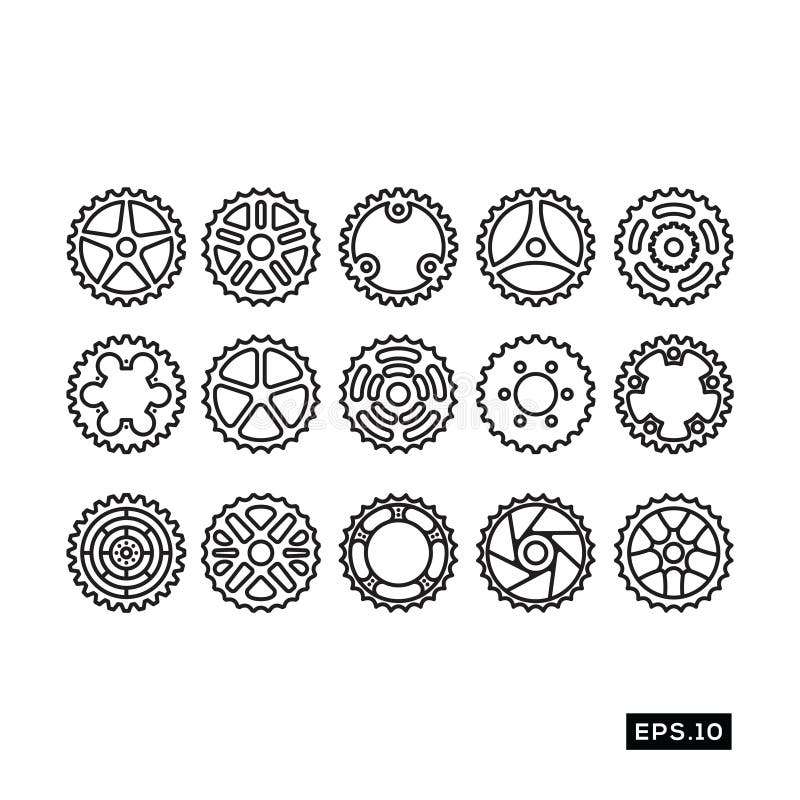 Gear Icon Vector. Gear Symbol Vector Stock Vector - Illustration of ...