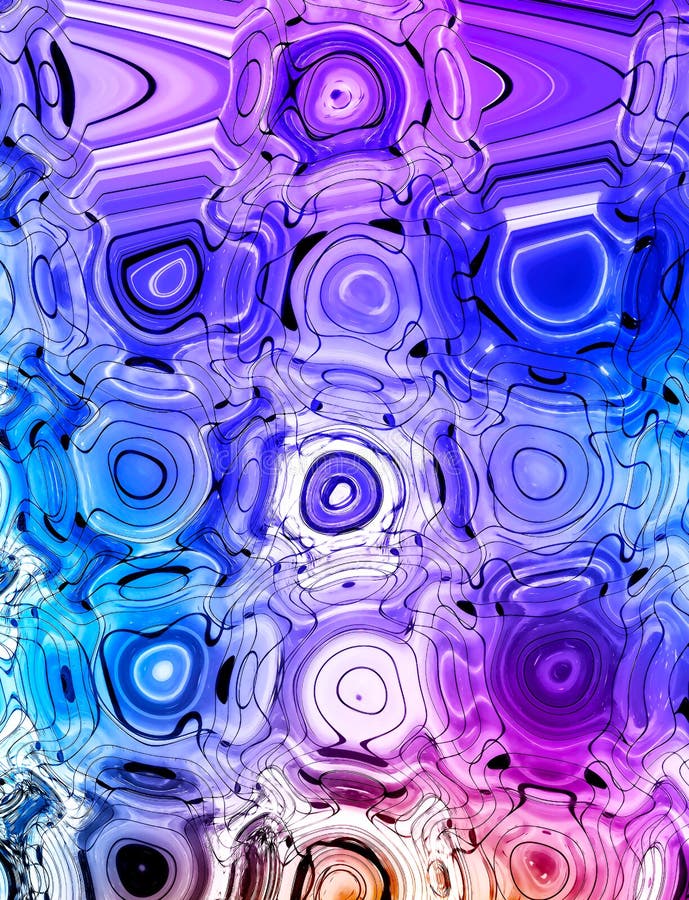 Graphic Design Illustration of Notes and Note Lines in Circle Structure ...