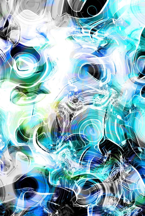 Graphic Design Illustration of Notes and Note Lines in Circle Structure ...