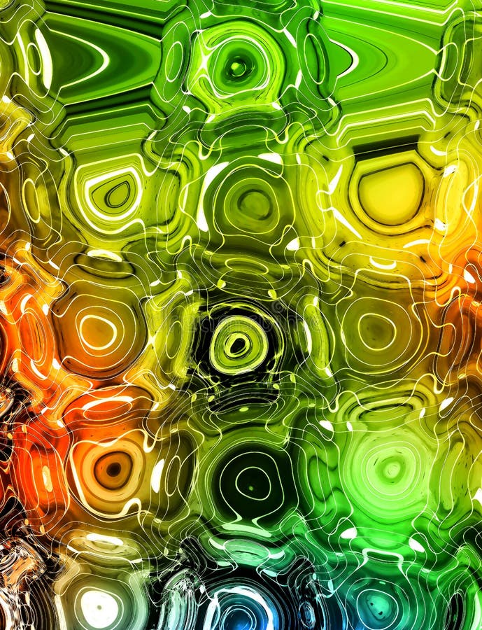 Graphic Design Illustration of Notes and Note Lines in Circle Structure ...