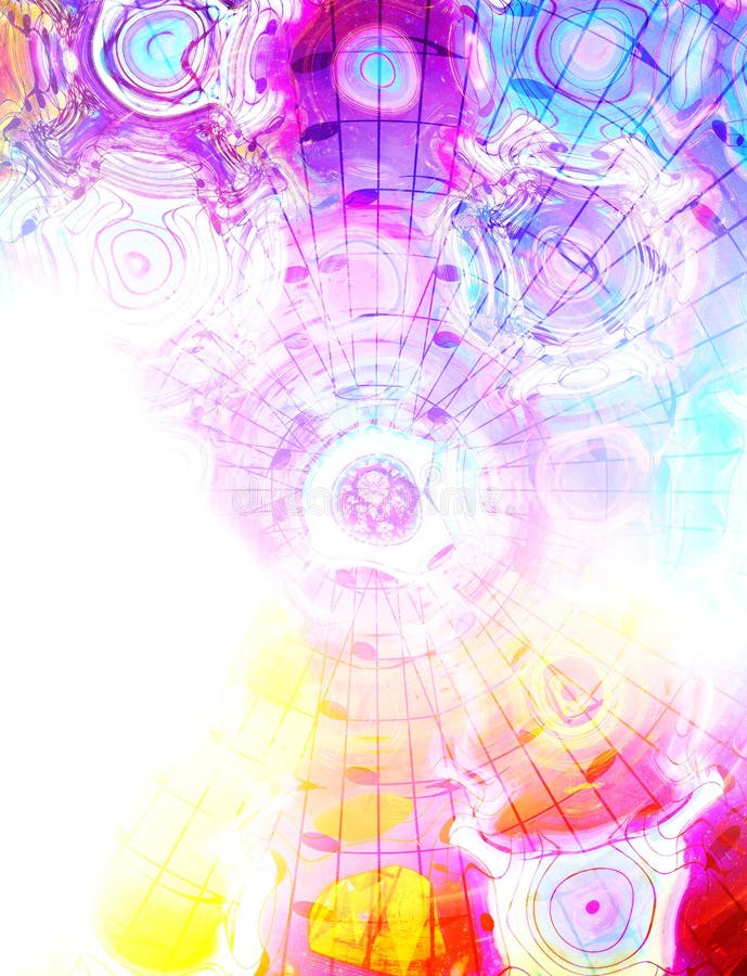 Graphic Design Illustration of Notes and Note Lines in Circle Structure ...