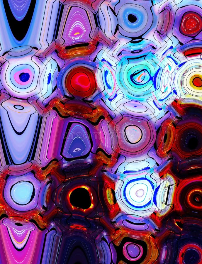 Graphic Design Illustration of Notes and Note Lines in Circle Structure ...