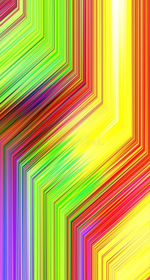 Graphic Design Image with a Downward Stripe Pattern. Bright Colors ...