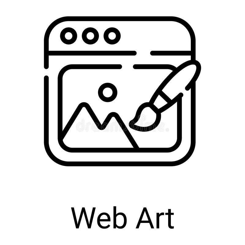 Graphic design line icon stock vector. Illustration of icons - 259922644