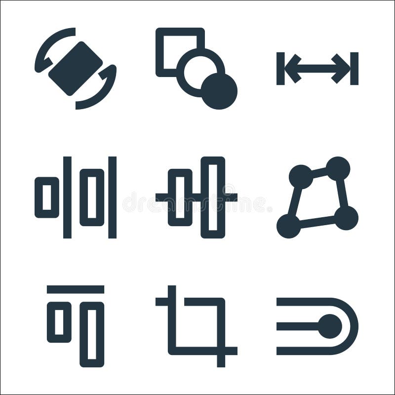 Linear Transform Box Icon From Edit Outline Collection. Thin Line ... Linear Transform Box Icon From Edit Outline Collection. Thin Line ...
