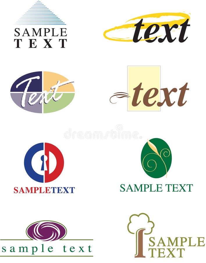 Graphic Design/Logo Elements Stock Vector - Illustration of identity ...