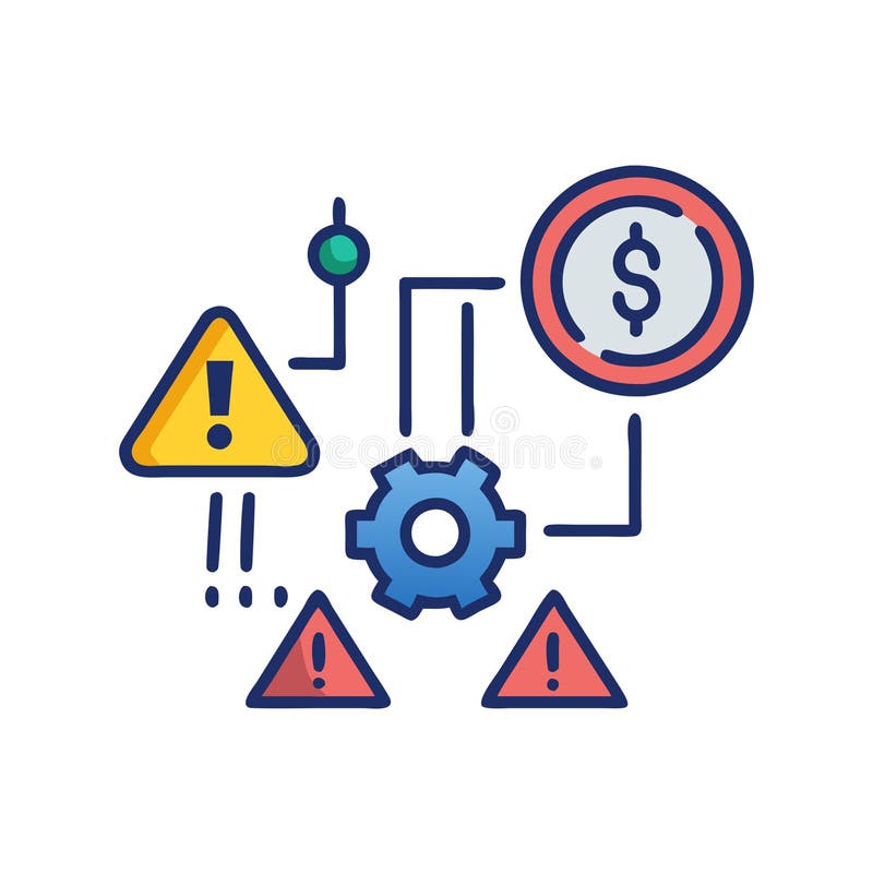 Graphic Design for Market Risk Management Stock Vector - Illustration ...