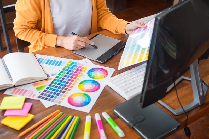 Graphic Design Partners Working Together Renovation and Technology ...