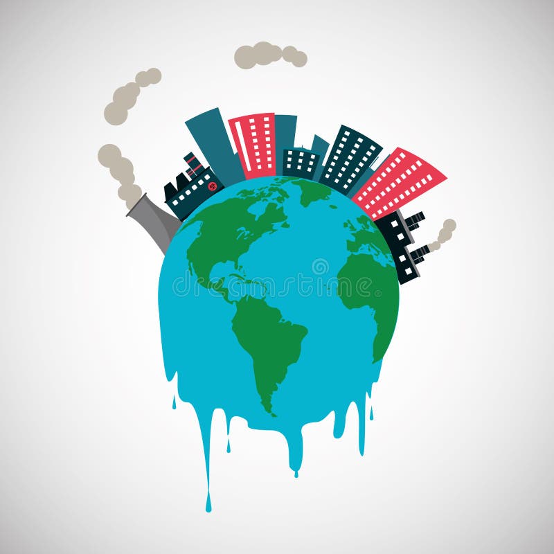 Graphic Design of Pollution Stock Vector - Illustration of mist ...