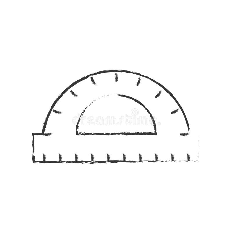 Graphic Design Protractor Angle Measure Tool Stock Illustration ...