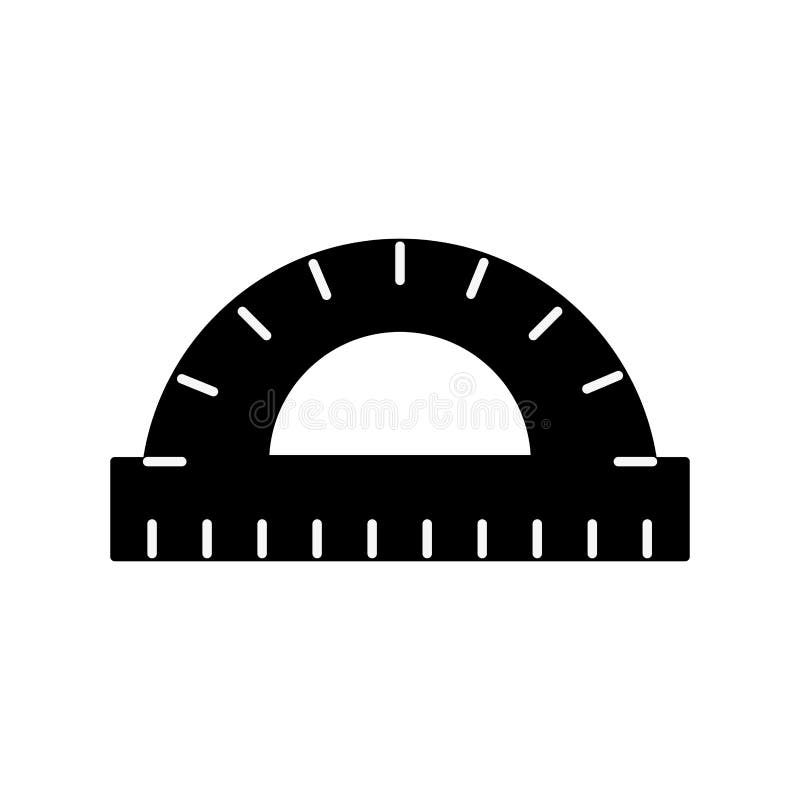 Graphic Design Protractor Angle Measure Tool Stock Vector ...
