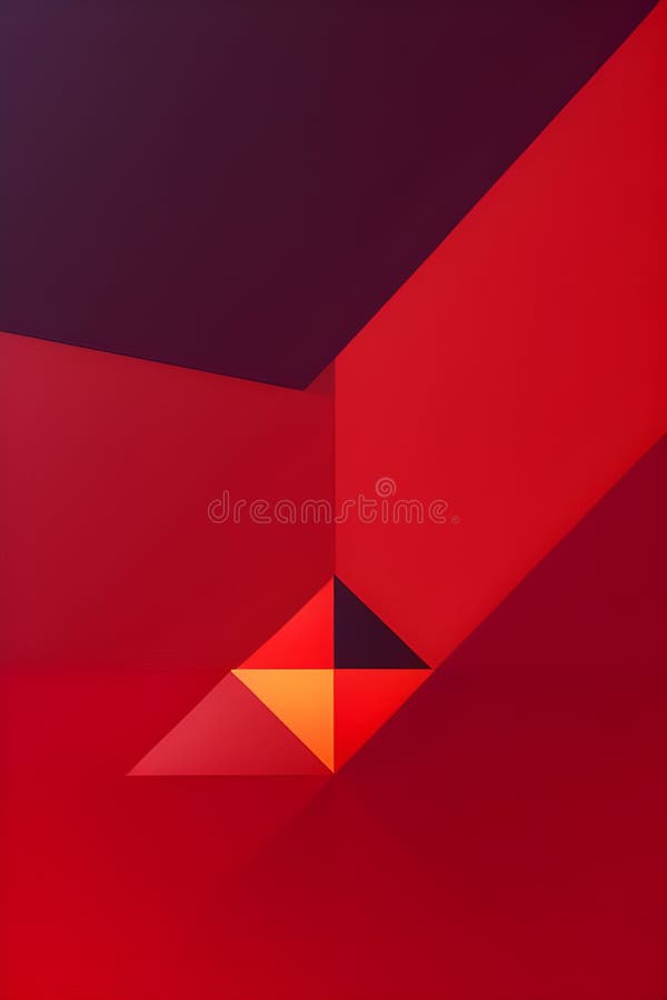 Graphic Design Red Geometric Abstract Background Stock Illustration ...