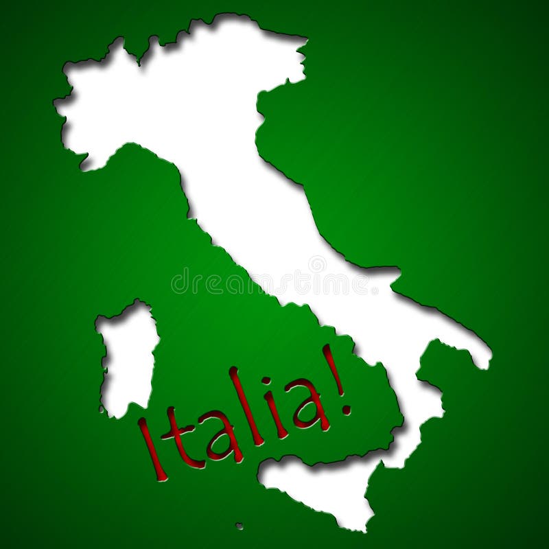 Graphic Design in Shape of Italy Country Stock Illustration ...