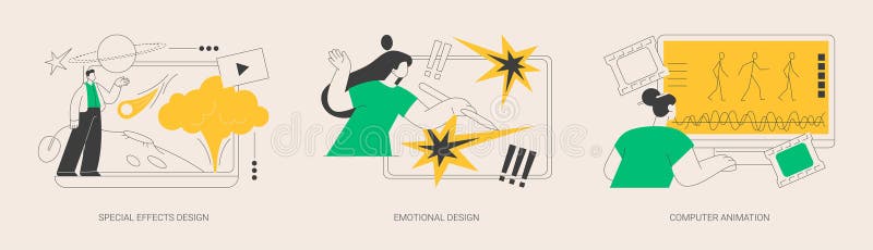 Graphic Design Studio Abstract Concept Vector Illustrations. Stock ...