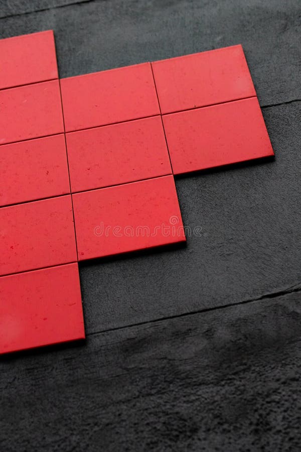 Red and Black Pixel Background Art Stock Photo - Image of golden ...