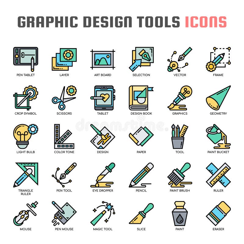 Tools Thin Line Icon, Wrench and Screwdriver Outline Vector Logo Stock ...
