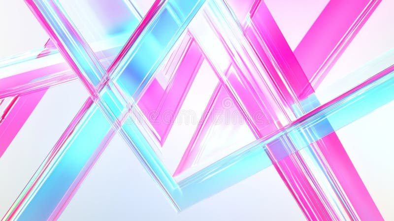 Graphic Design with Translucent Geometric Shapes Overlapping and ...