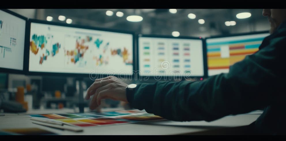 A Graphic Designer Crafts a Breathtaking Visual Presentation, with ...