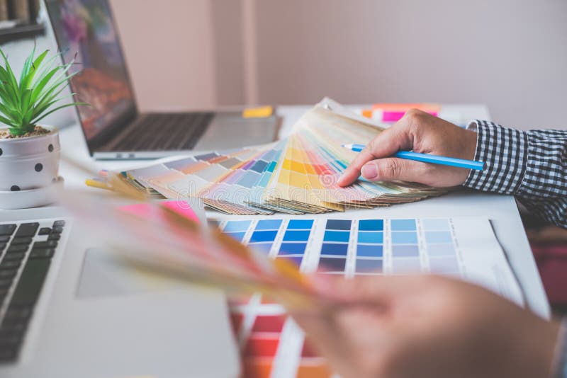 The Graphic Designer Creative Team is Currently Working on the Design ...