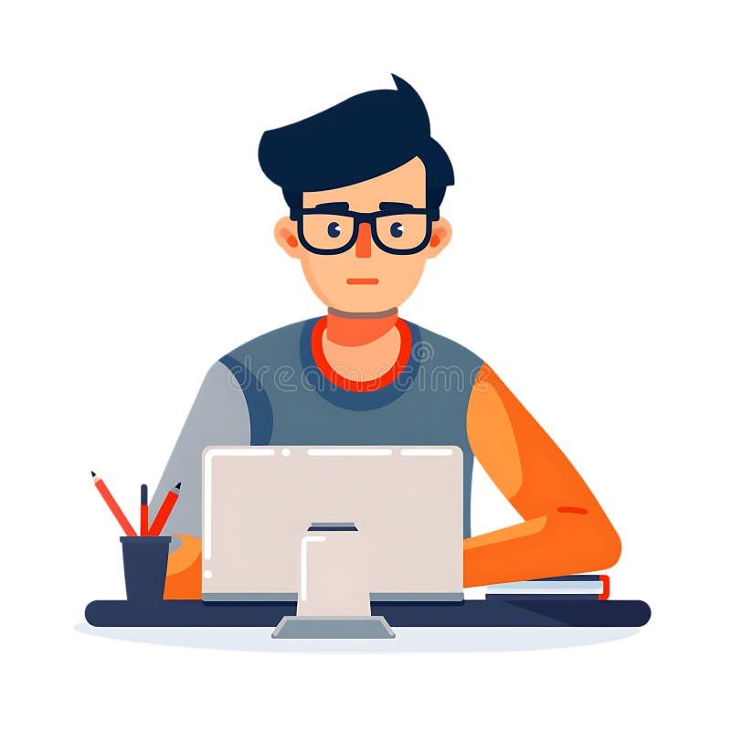 Graphic Designer Icon Against Transparent Background Generated by Ai ...