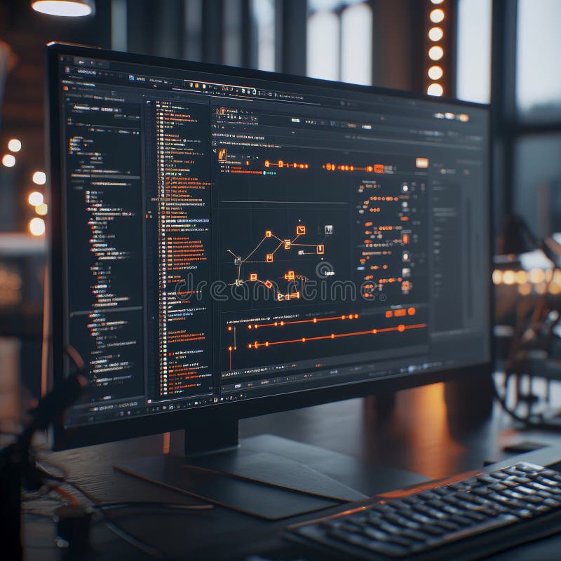 This is a Graphic Designers Workstation with a Frozen Screen of His ...