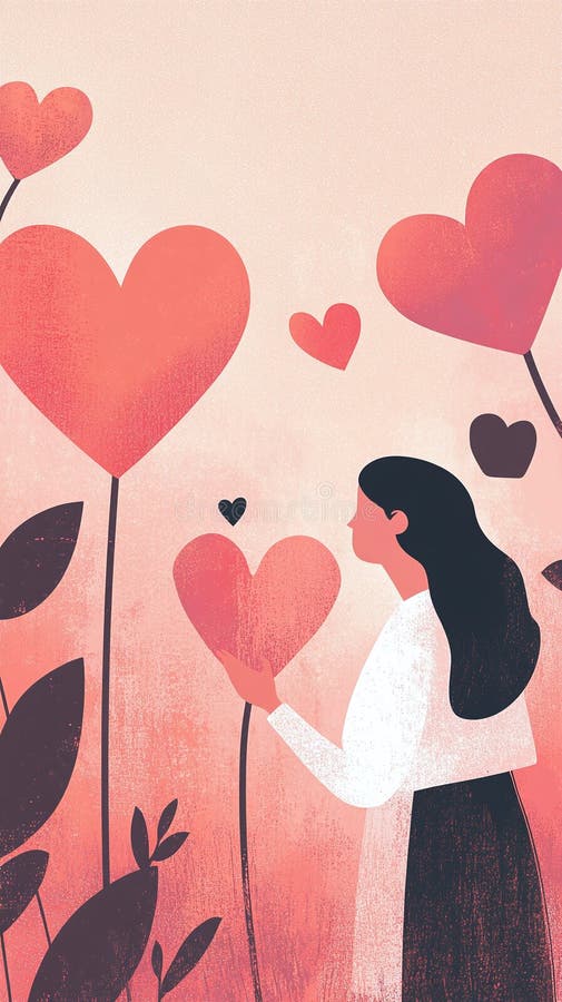 Graphic Designer Showcasing Romantic Visuals for a Valentine S Ad ...