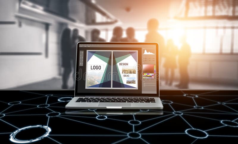 Graphic Designer Software for Modern Design of Web Page and Commercial ...