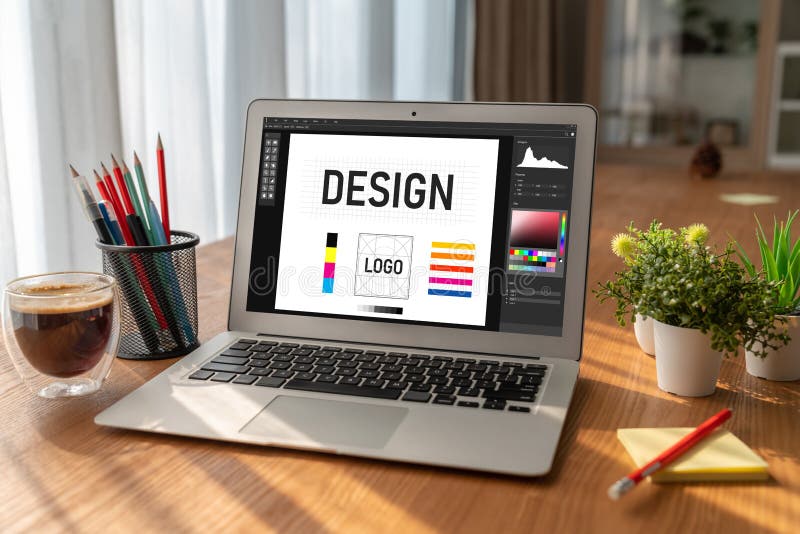 Graphic Designer Software for Modern Design of Web Page and Commercial ...