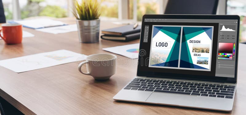 Graphic Designer Software for Modern Design of Web Page and Commercial ...