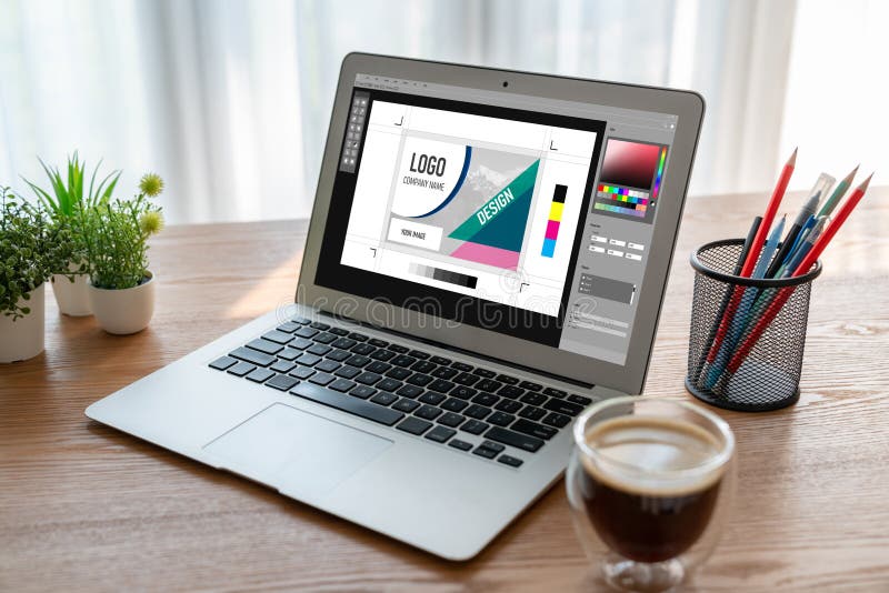 Graphic Designer Software for Modern Design of Web Page and Commercial ...