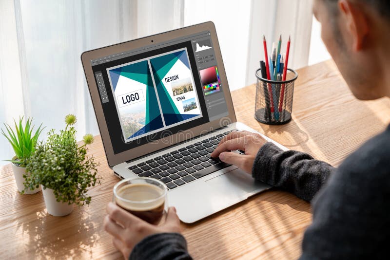 Graphic Designer Software for Modern Design of Web Page and Commercial ...