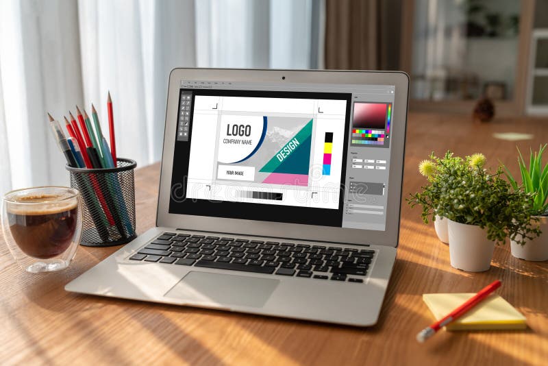 Graphic Designer Software for Modern Design of Web Page and Commercial ...