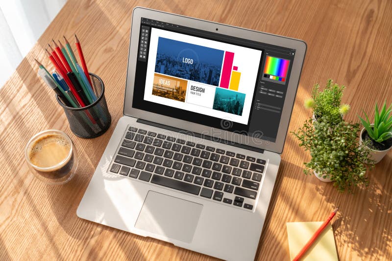 Graphic Designer Software for Modern Design of Web Page and Commercial ...