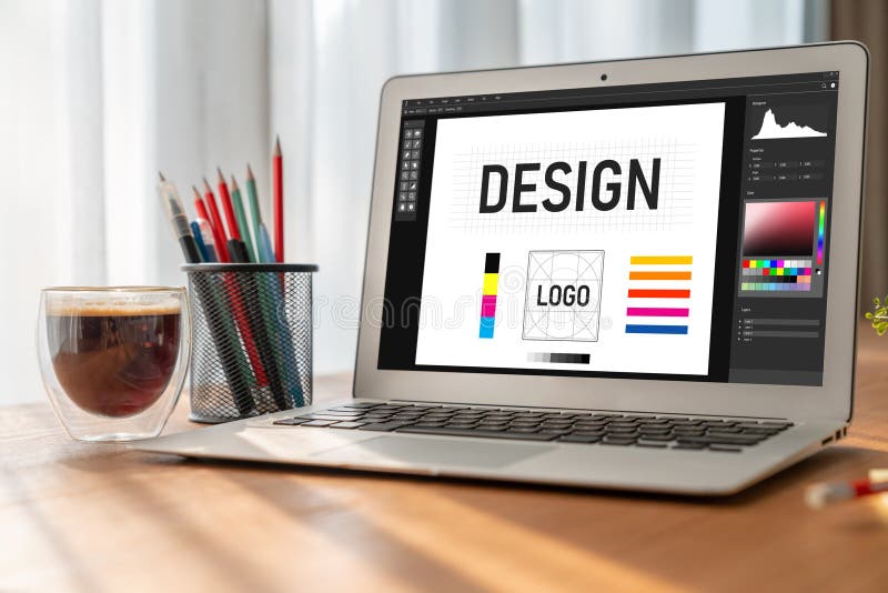 Graphic Designer Software for Modern Design of Web Page and Commercial ...