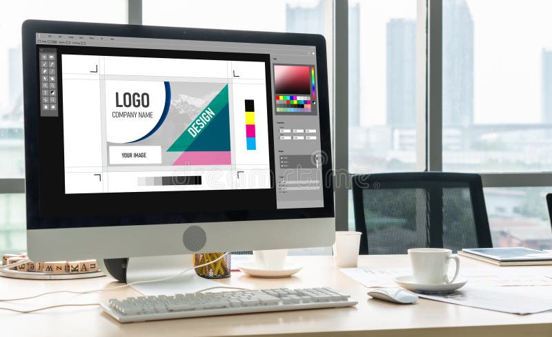 Graphic Designer Software for Modern Design of Web Page and Commercial ...