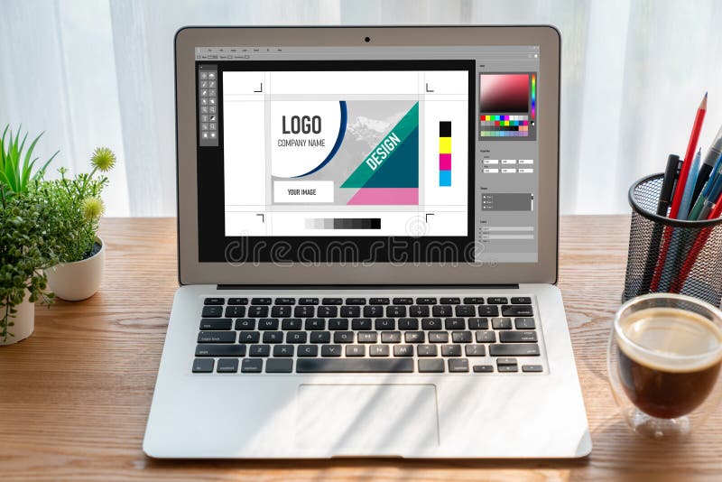 Graphic Designer Software for Modern Design of Web Page and Commercial ...