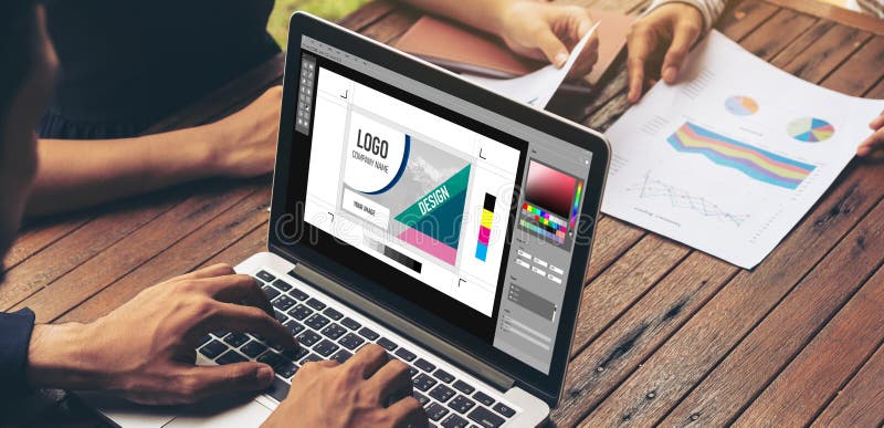 Graphic Designer Software for Modern Design of Web Page and Commercial ...