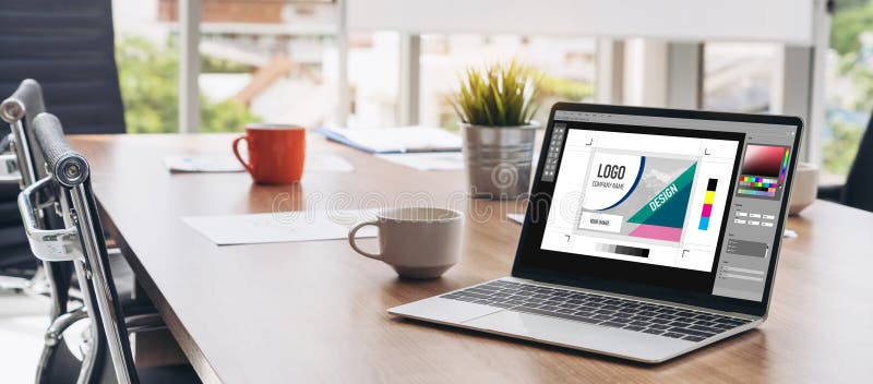 Graphic Designer Software for Modern Design of Web Page and Commercial ...