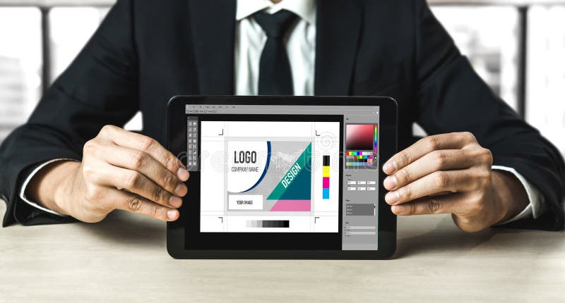 Graphic Designer Software for Modern Design of Web Page and Commercial ...