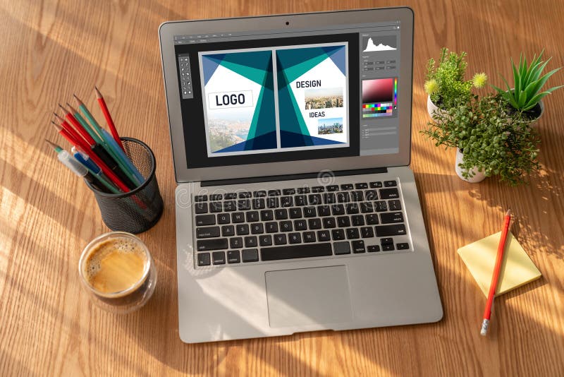 Graphic Designer Software for Modern Design of Web Page and Commercial ...